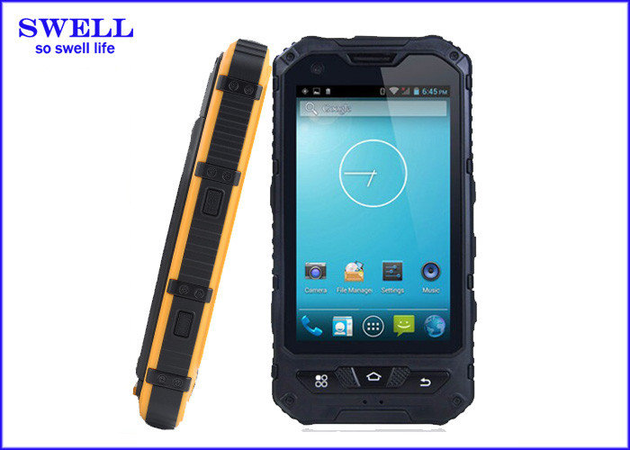 Professional Yellow Rugged Handheld Computer with Wifi FM Radio A8