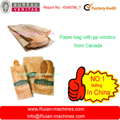China cost of paper bag making machine supplier