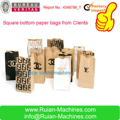 China Euro-Quality Automatic Square Bottom Paper Bag Making Machine supplier