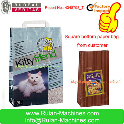 China Automatic Square Bottom Paper Bag Machine supplier