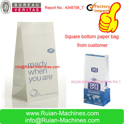 China paper bag making machine price supplier