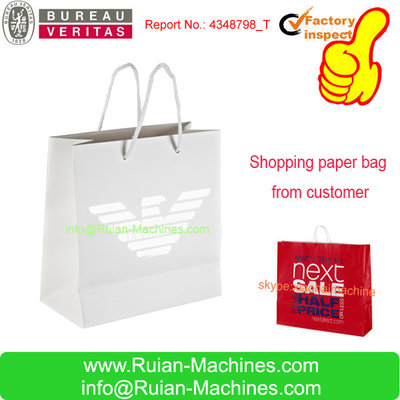 China handles paper bag making machine supplier