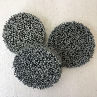 High Temperature Resistance Custom Size Ceramic Foam Filter For Iron Foundry