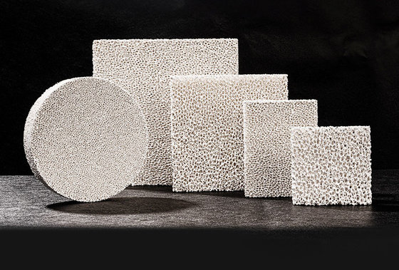 Customized Size Chemical ceramic filter filter foam ceramic Filter For Aluminum Foundry