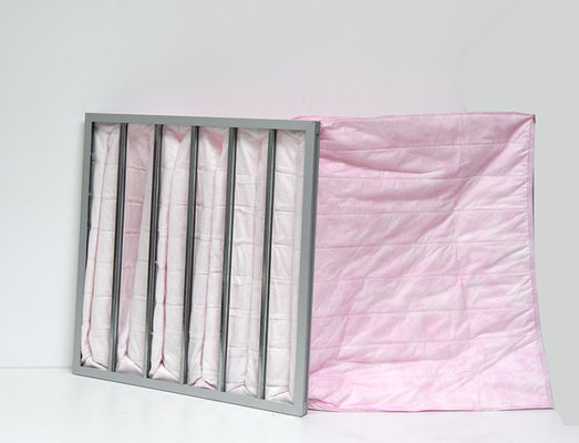 F7 F8 F9 synthetic pocket air filter for pre filteration ventilation air conditioning system