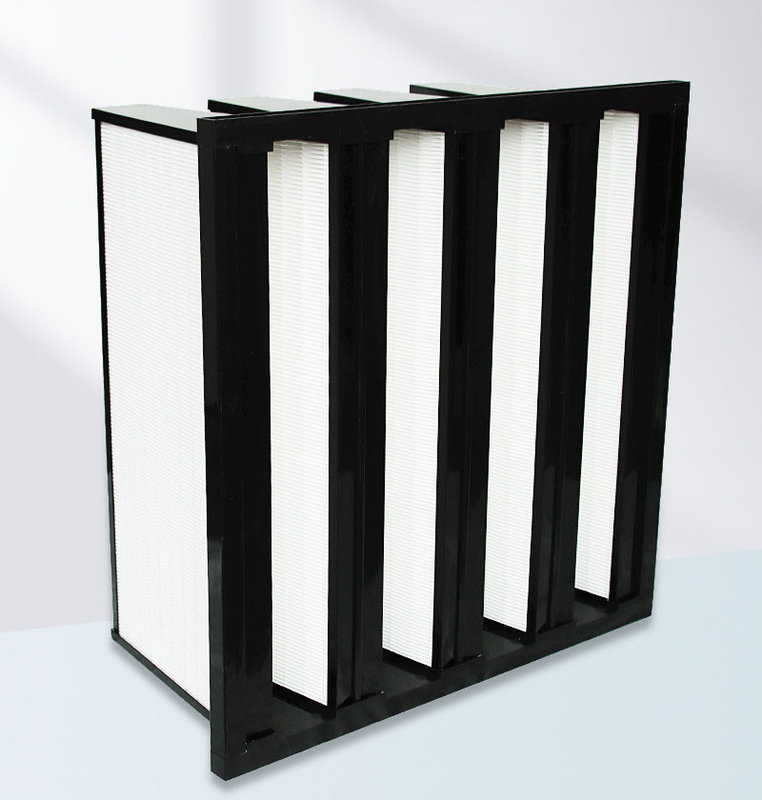 V BANK GLASS FILBER Heavy air flow HEAP AIR FILTER