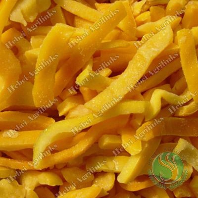 Frozen Yellow bell pepper slices