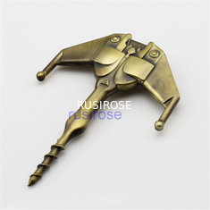 China High-end bottle opener badge custom, wine bottle opener batch custom, can add LOGO bottle opener supplier
