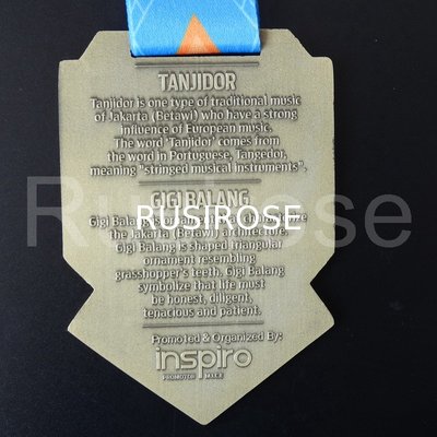 Custom gold silver run medal,personalized Antique bronze honor runner sport medal,City Game Competition club award medal supplier