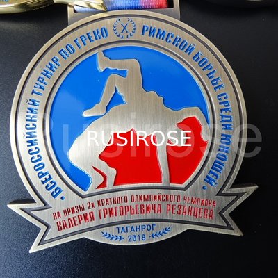 Custom gold silver run medal,personalized Antique bronze honor runner sport medal,City Game Competition club award medal supplier