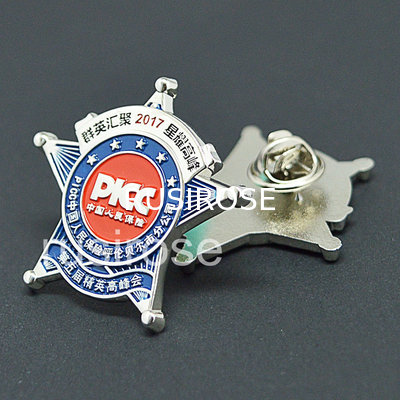 Custom Imitation badge,Personalized metal pin,production of Fluorescent badge,metal brooch collar pin, custom made Epoxy supplier