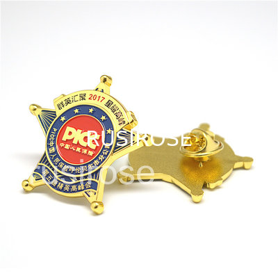 Custom Imitation badge,Personalized metal pin,production of Fluorescent badge,metal brooch collar pin, custom made Epoxy supplier