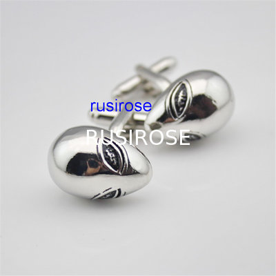 Personalized metal cufflinks custom-made,factory directly customized Maple Leaf shape cufflink, activities gift cufflink supplier