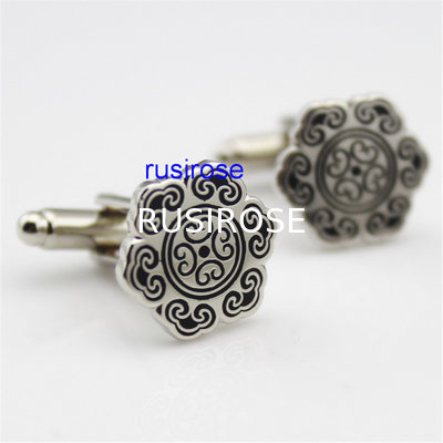 Personalized metal cufflinks custom-made,factory directly customized Maple Leaf shape cufflink, activities gift cufflink supplier