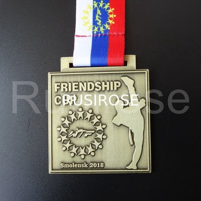 Customized individual metal medals, custom-made honour medals for martial arts competitions, gold silver bronze medal supplier