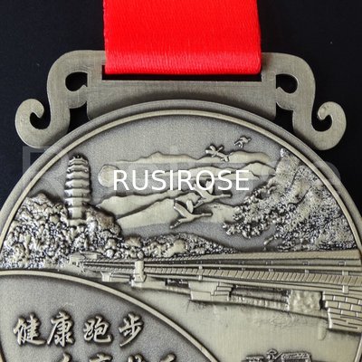 Indonesia city running competition medal customization, production of Marathon Medal of Honor, antique bronze medal supplier