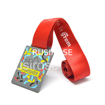 Personalized custom soft enamel medal of honor, running theme shaped metal badges, DIY color ancient tin metal medal supplier