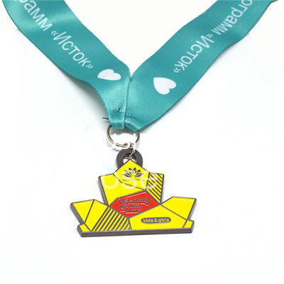 Personalized custom soft enamel medal of honor, running theme shaped metal badges, DIY color ancient tin metal medal supplier