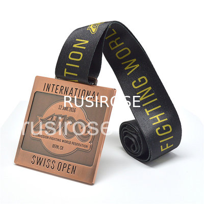 Personalized custom soft enamel medal of honor, running theme shaped metal badges, DIY color ancient tin metal medal supplier