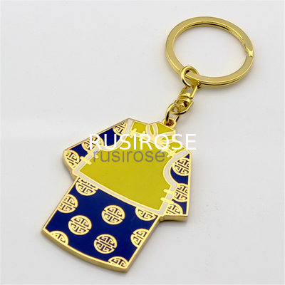 2019 new zinc alloy metal smiley keychain, metal smiley shape keychain custom, paint Epoxy cartoon keychain custom supplier