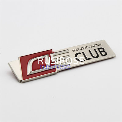 Personalized 3D stereo metal car standard, the back can be equipped with 3M adhesive or screw, car club logo LOGO custom supplier