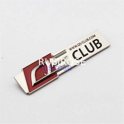 Personalized 3D stereo metal car standard, the back can be equipped with 3M adhesive or screw, car club logo LOGO custom supplier