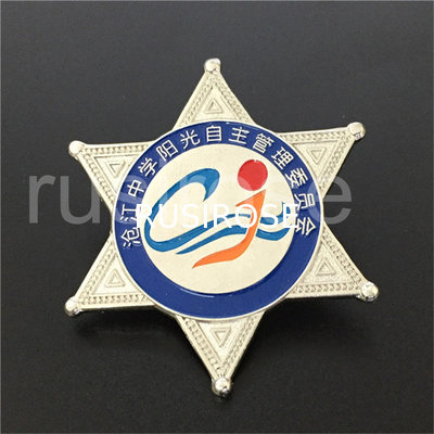 Shooting club badge customized, personalized custom club badge, badge numbers do laser supplier