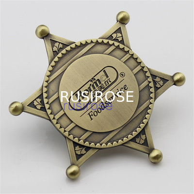 Lighter combination OEM badge custom, combination badge custom, antique badge, ancient tin color 3D badge supplier