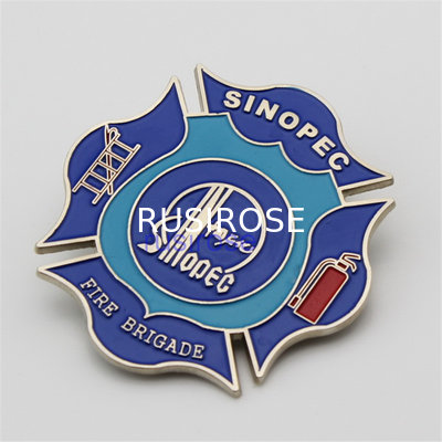 Fire safety inspection badges are customized, firefighting set up commemorative badges custom, color fire badges supplier