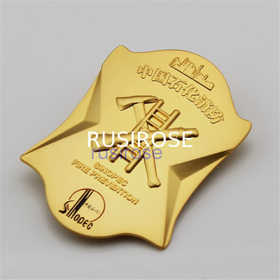 Fire safety inspection badges are customized, firefighting set up commemorative badges custom, color fire badges supplier