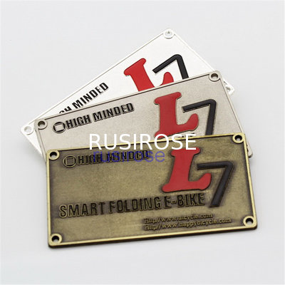 Personalized metal car logo custom, painted metal commemorative car logo custom, soft car stickers custom supplier