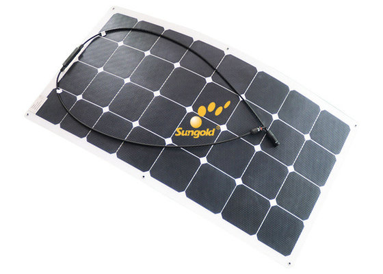 Sungold ETFE Flexible 115w Solar Panel For Yachts , Waterproof Flexible Solar Panel 