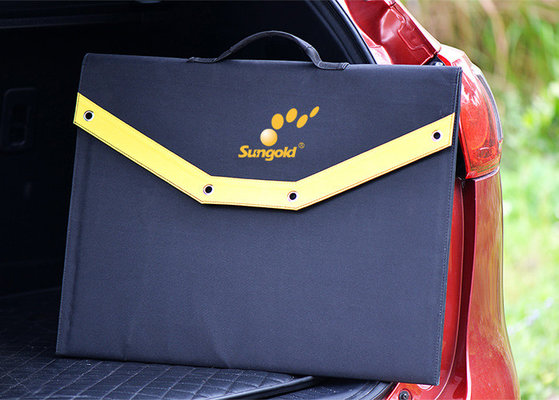 Easy Carrying 120w 12v Portable Folding Solar Panel Kit For Hiking / Camping