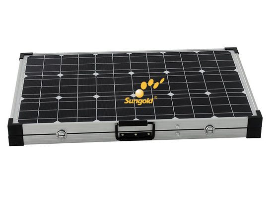 Sungold 18v 120 Watt Folding Solar Panel Kit With 5m Cable Alligator Clip