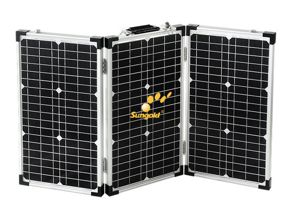 Portable 12V 90W Folding Solar Panels For Motorhomes / Camping / Caravan