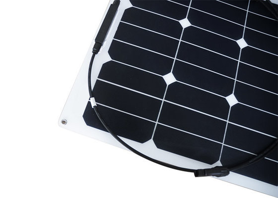 40 Watt Small Lightweight Semi Flexible Solar Panels For Boats RV Marine