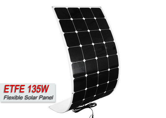 135W 18 Volt ETFE Flexible Solar Panel Monocrystalline Bendable For RV