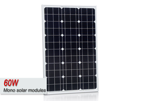 Sungold 60 Watt Mono Cell Solar Panel , Photovoltaic Solar Panels For Your House 