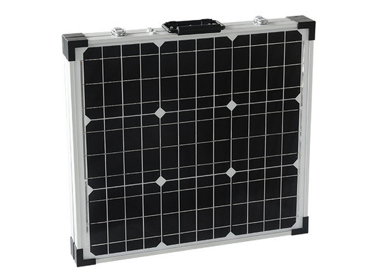12 Volt Portable PV Panels With Mono Cell , 80W Foldable Solar Panel For Caravans