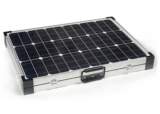 12v 80 Watt Foldable Solar Panel With TPT Material , Camping Solar Panel System Kit