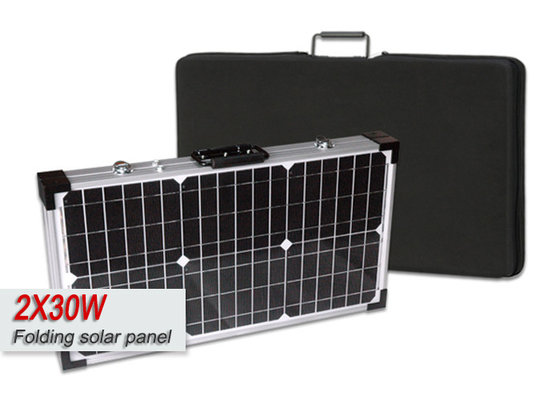 Portable 12v Folding Camping Solar Panels For Motorhomes / RV Trailers 