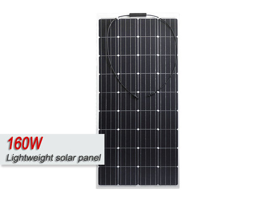 160w Mono Lightweight Portable Solar Panels For Hiking / Camping / Boat