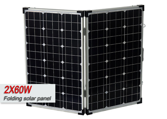 120w 18v Outdoor RV Folding Solar Panel Easy To Carry With Mono Cells