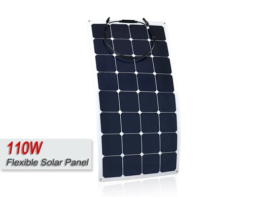 Bendable Semi Flexible RV Solar Panels , 110w High Efficiency Sunpower Solar Panels
