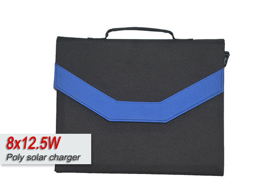 Waterproof Portable Solar Charger For RV , 100 Watt Foldable Solar Panel