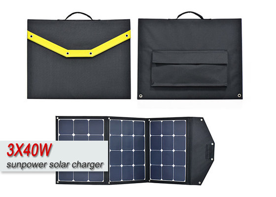 Portable Solar Powered Battery Charger , Foldable Solar Panel Charger For Smartphones 