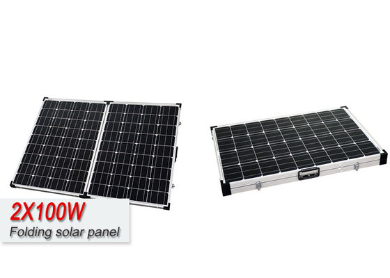 Easy Carrying Portable 200 Watt 12 Volt Solar Panel For RV / Home Use / Camping