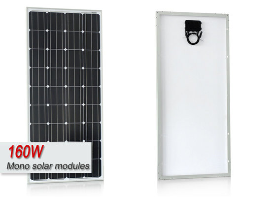 White Frame Mono 160watt 18v Solar Panel Weatherproof For On Grid Solar PV System