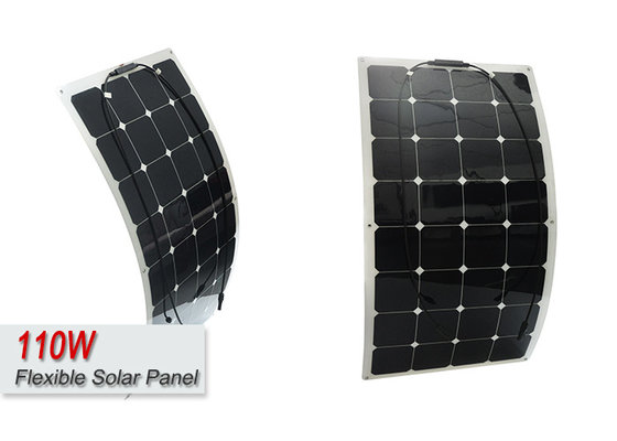 Sungold 18V 110 Watt Marine Solar Panels 3mm Thickness Lightweight For Car