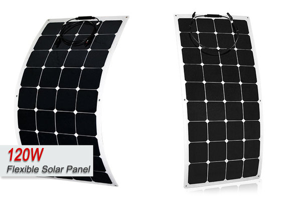 120 Watt RV Solar Panels 12v Flexible Portable Solar Power For RV Trailers 